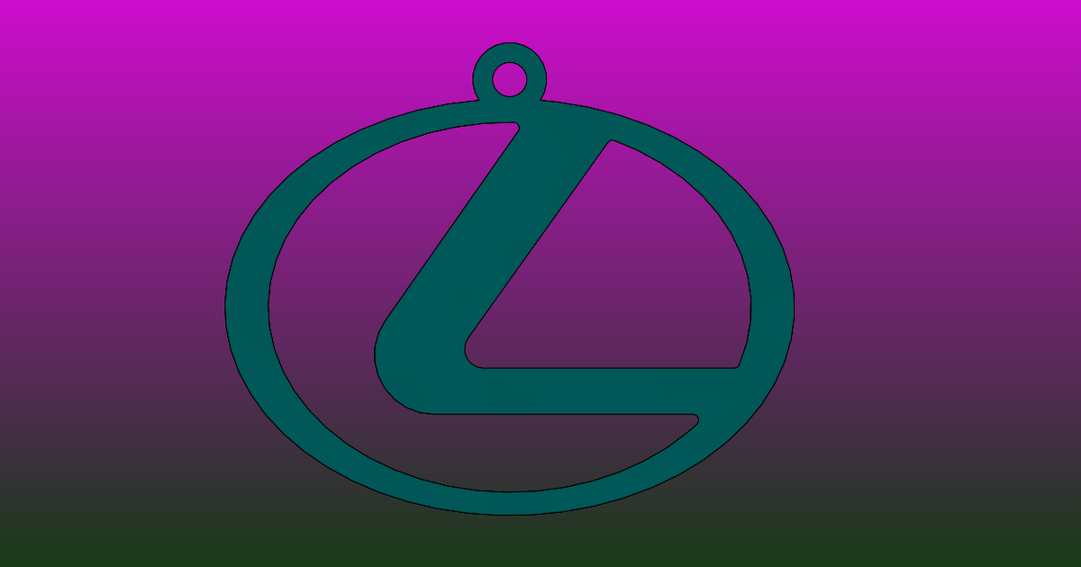 Lexus key holder by 3dpieces | Download free STL model | Printables.com