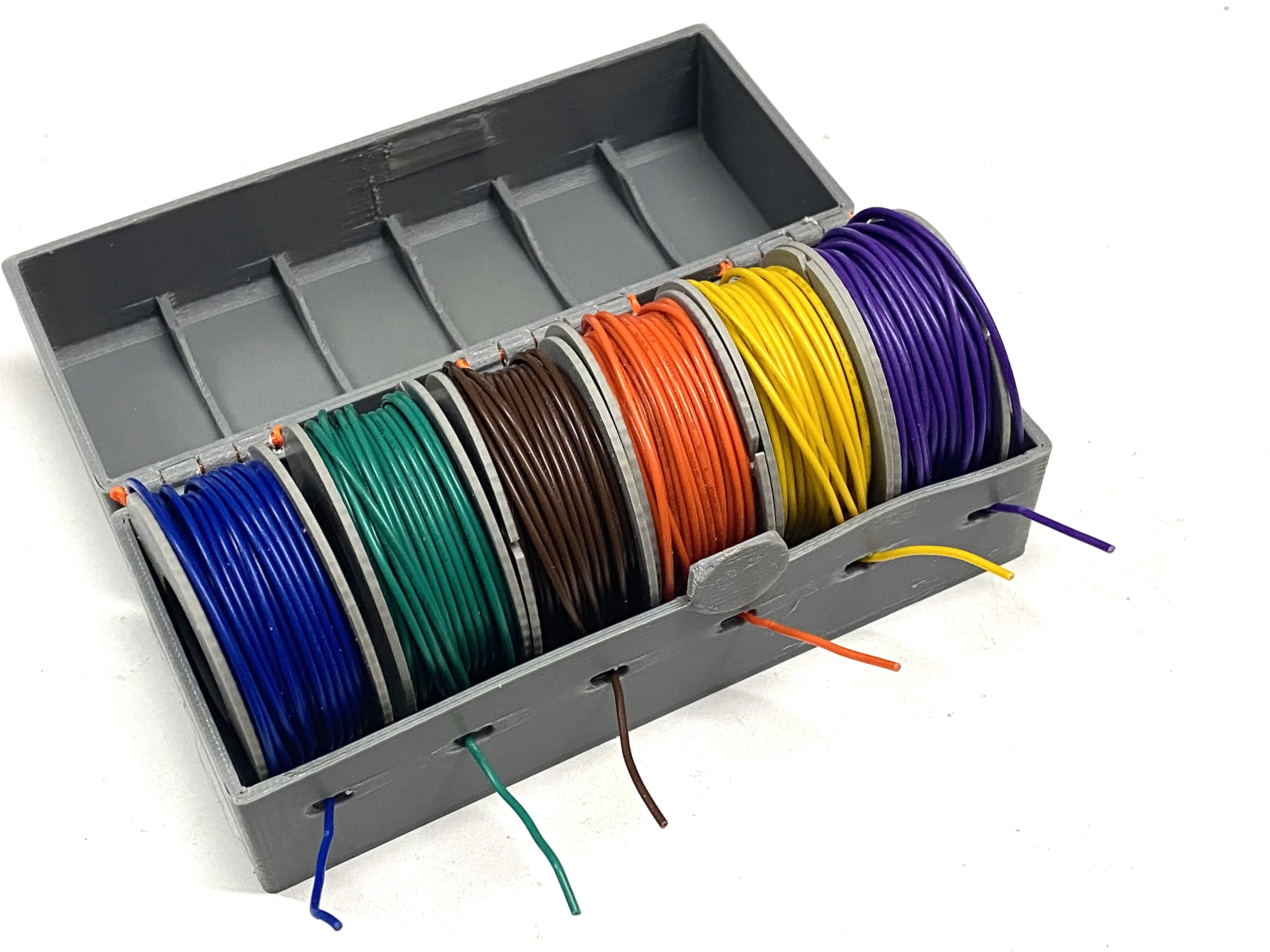 Cable Rolls and Dispenser (e.g. 26 AWG) by Tritschi | Download free STL ...
