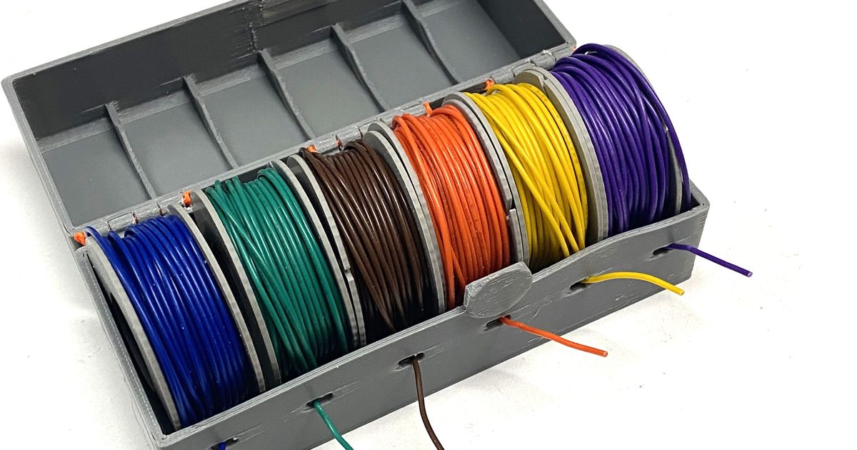 Cable Rolls and Dispenser (e.g. 26 AWG) by Tritschi | Download free STL ...