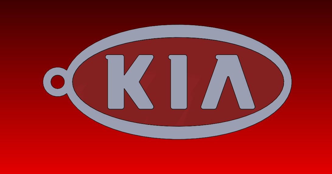 Kia key holder by 3dpieces | Download free STL model | Printables.com