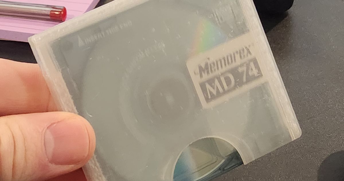 MiniDisc Sleeve matching Memorex sleeves for MD by ilektron | Download ...