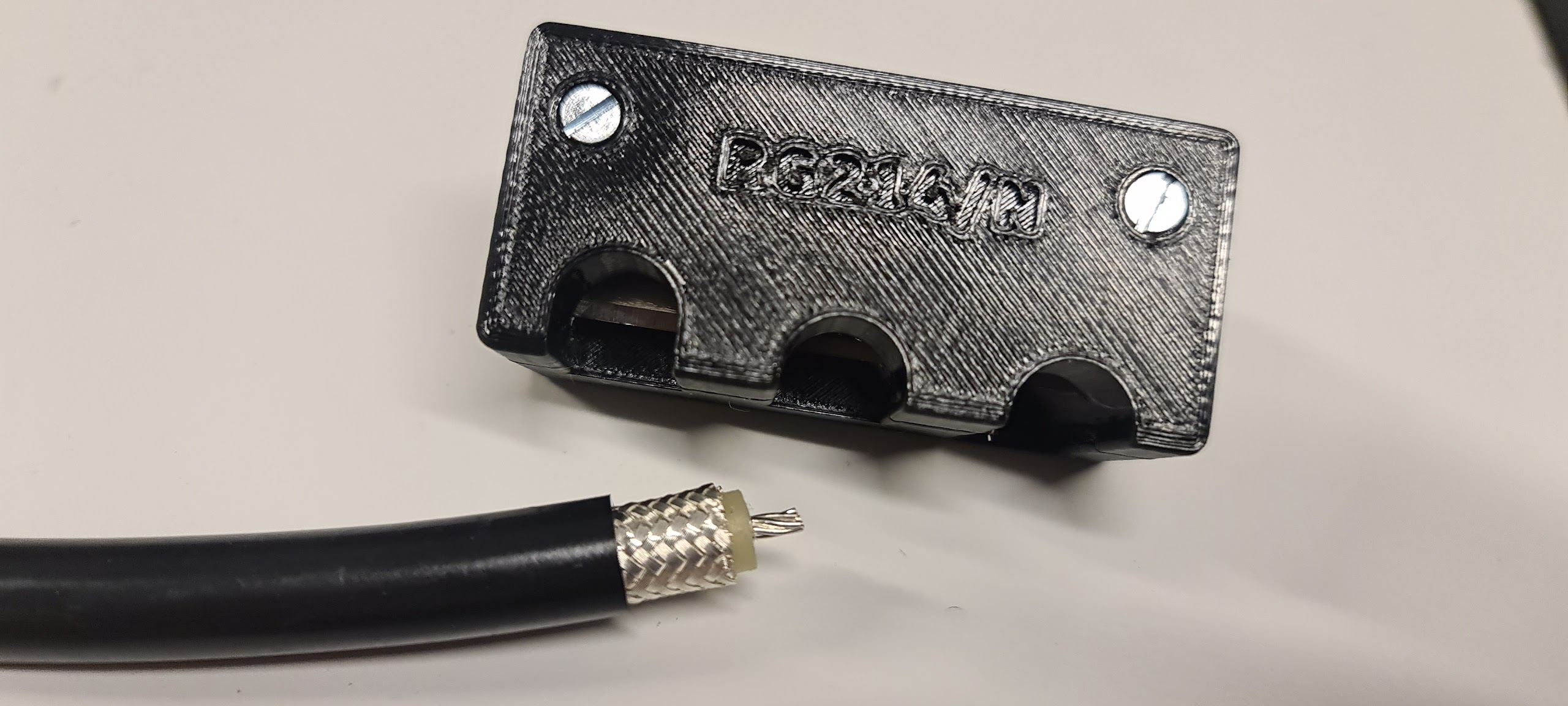 Coaxial Cable Stripper - RG214 / N-Type by Hivako | Download free STL ...