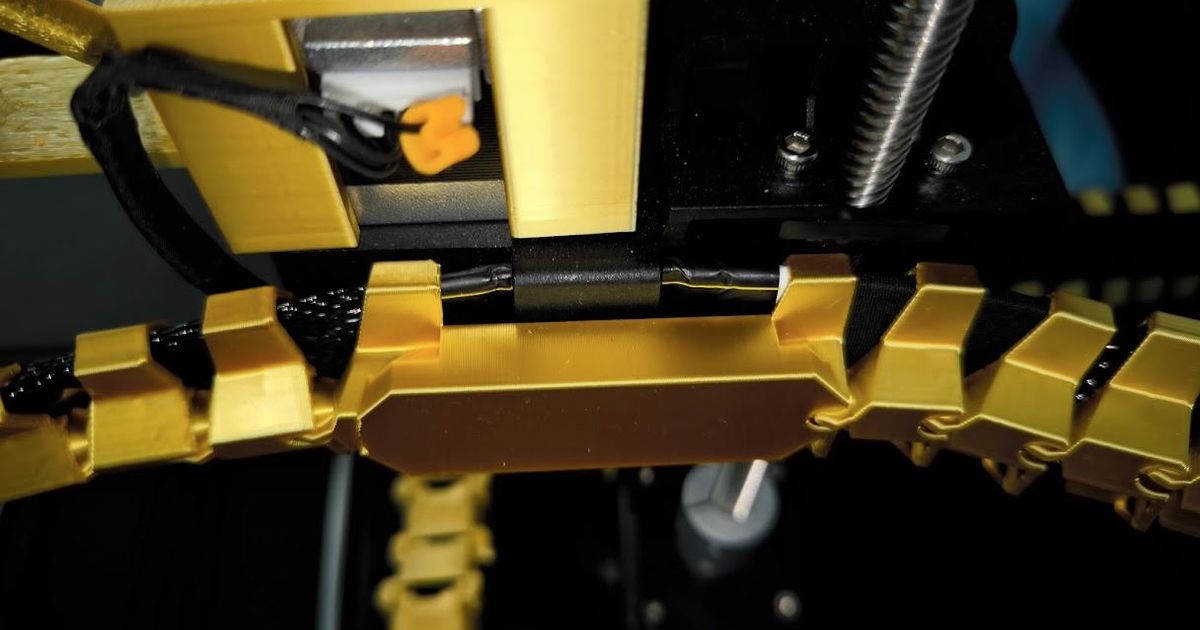 Ender 3 V3 SE Spine cable chain support link by Adrian@3DPrintMasters ...