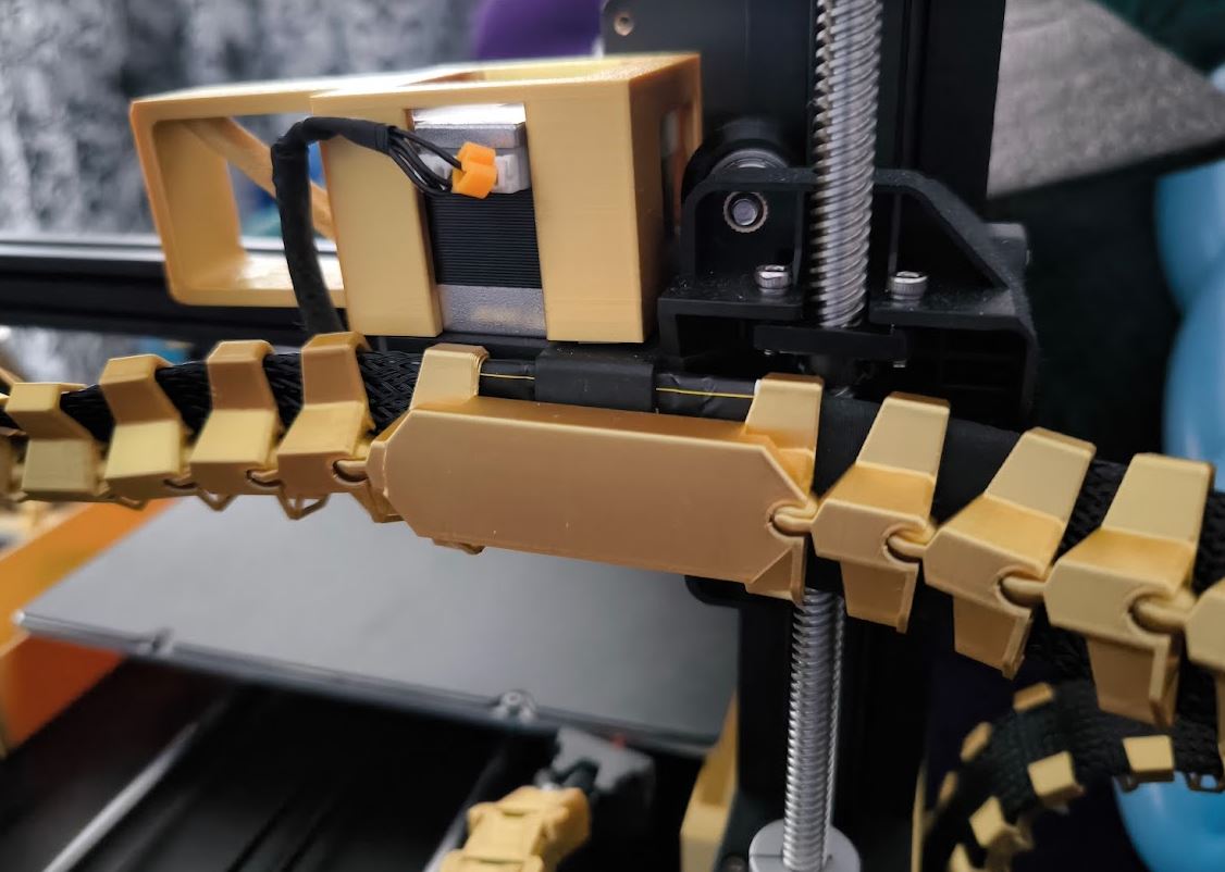 Ender 3 V3 SE Spine cable chain support link by Adrian@3DPrintMasters ...