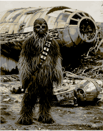 Chewbacca " Filament Painting" by Printmajstr | Download free STL model ...