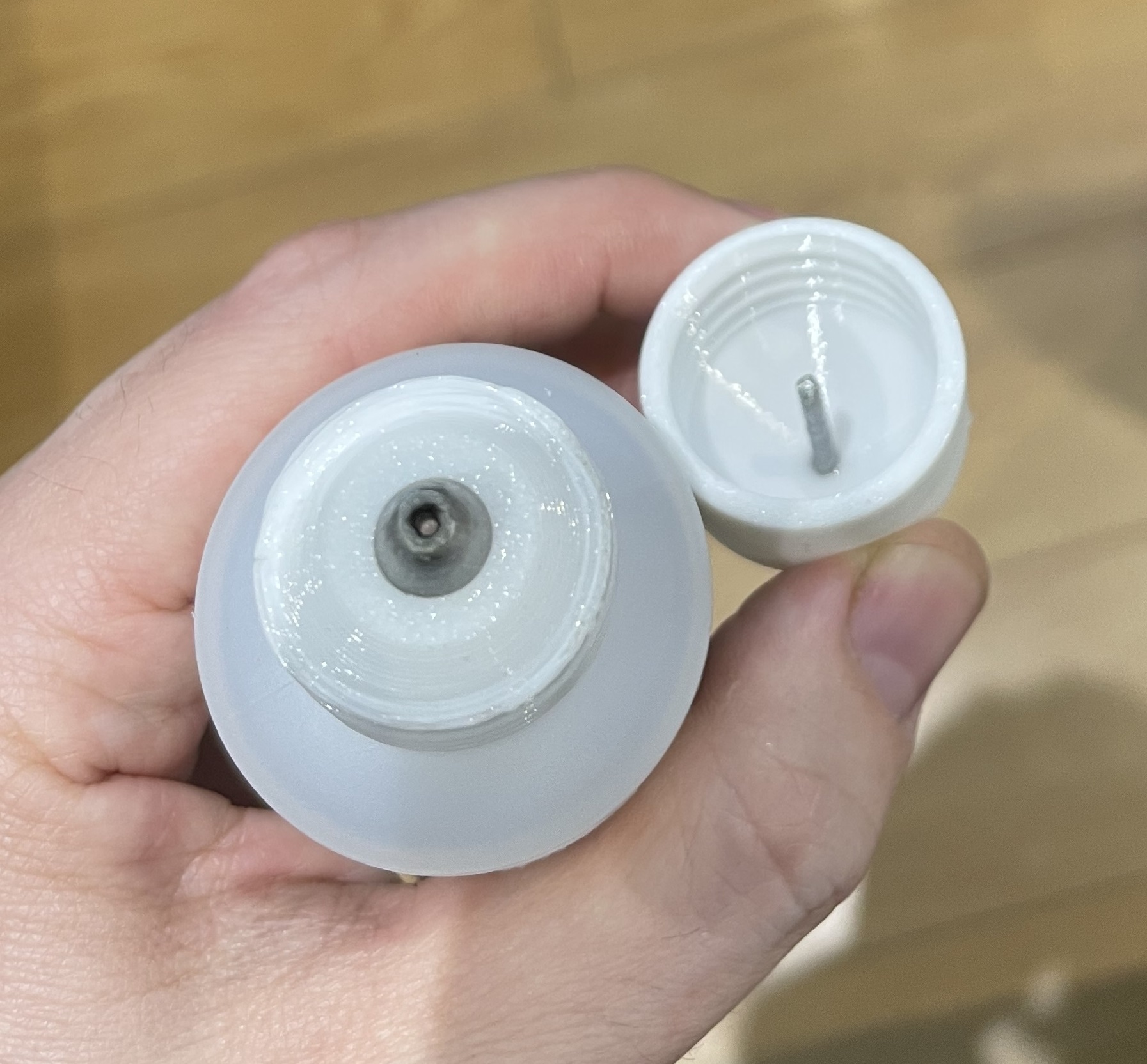 VERSION 2. No clogging Super Glue no Jamming drying nozzle cap for make ...
