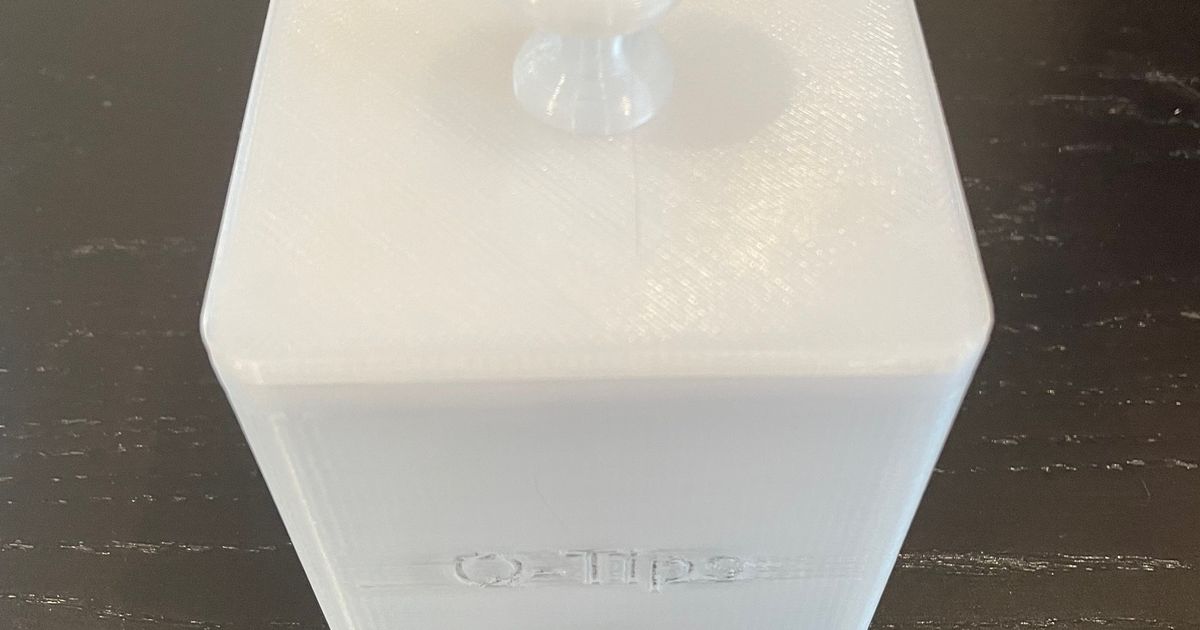 Q-Tip Container by cwennet | Download free STL model | Printables.com