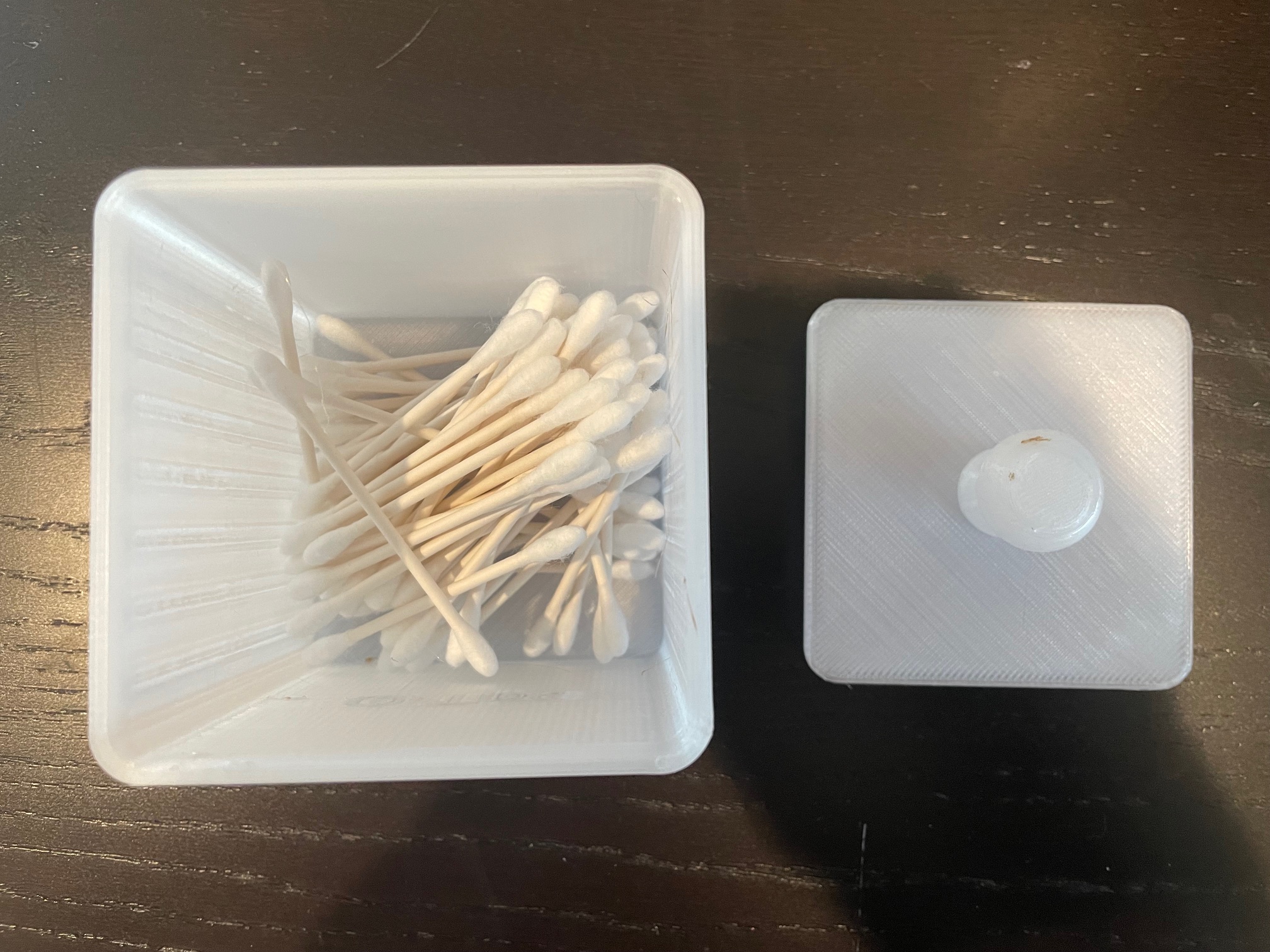 Q-Tip Container by cwennet | Download free STL model | Printables.com