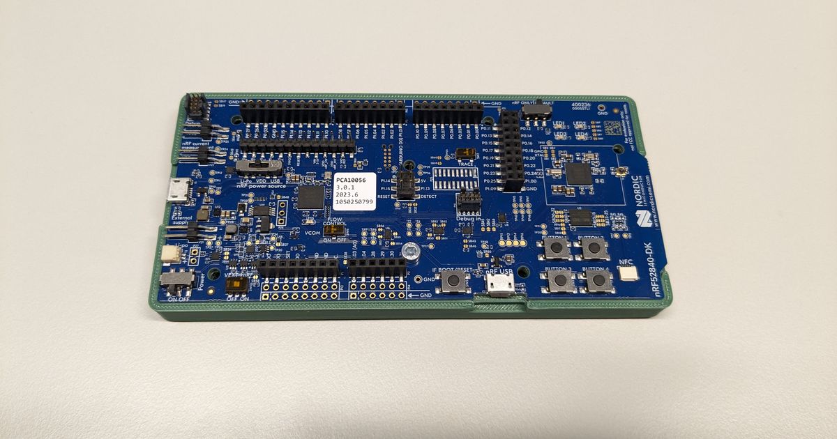Case for Nordic nRF52840-DK with Heat Set Inserts by crasbe | Download ...