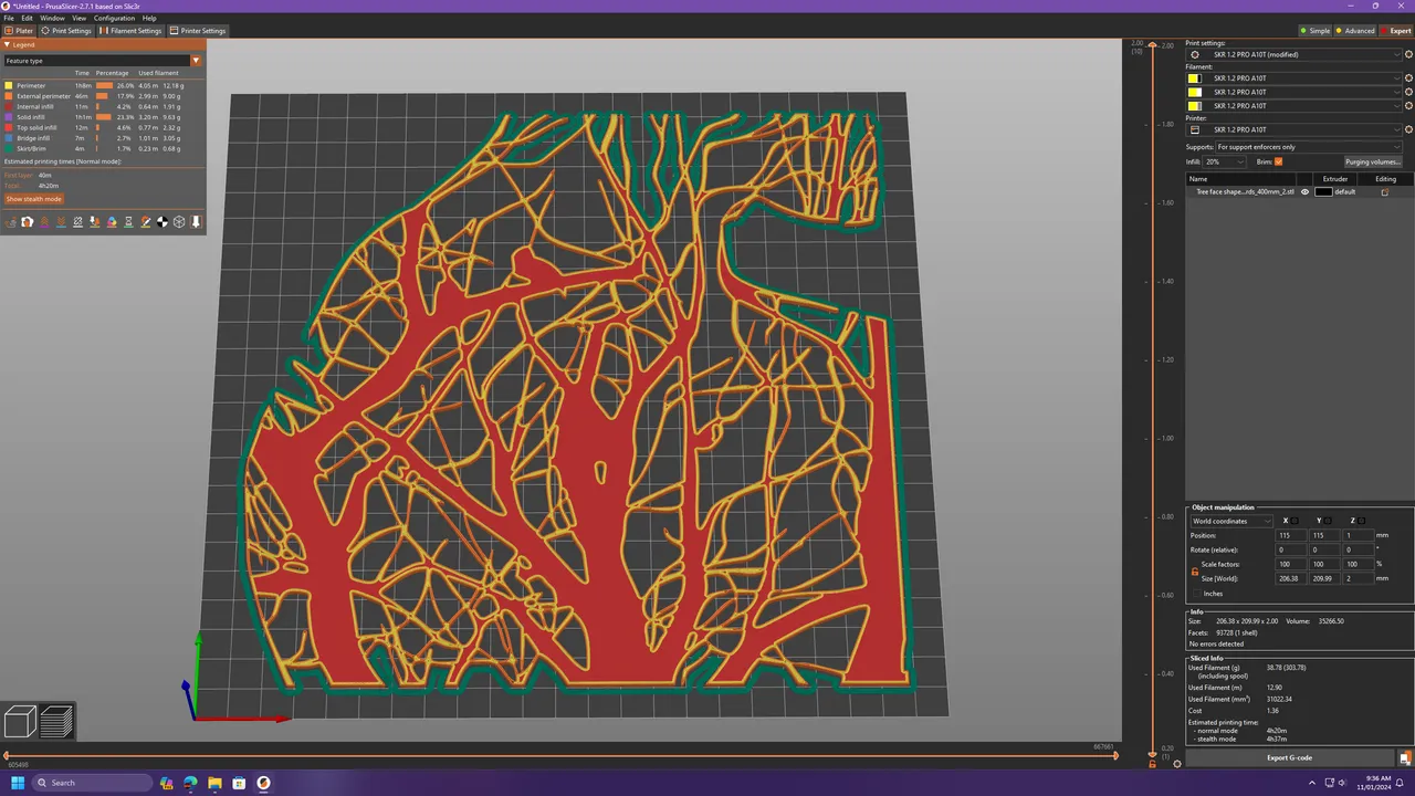 Portrait in the trees by Clod Stomper Productions | Download free STL ...