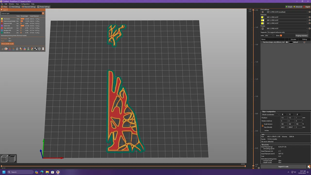 Portrait in the trees by Clod Stomper Productions | Download free STL ...