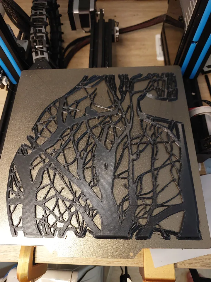 Portrait in the trees by Clod Stomper Productions | Download free STL ...