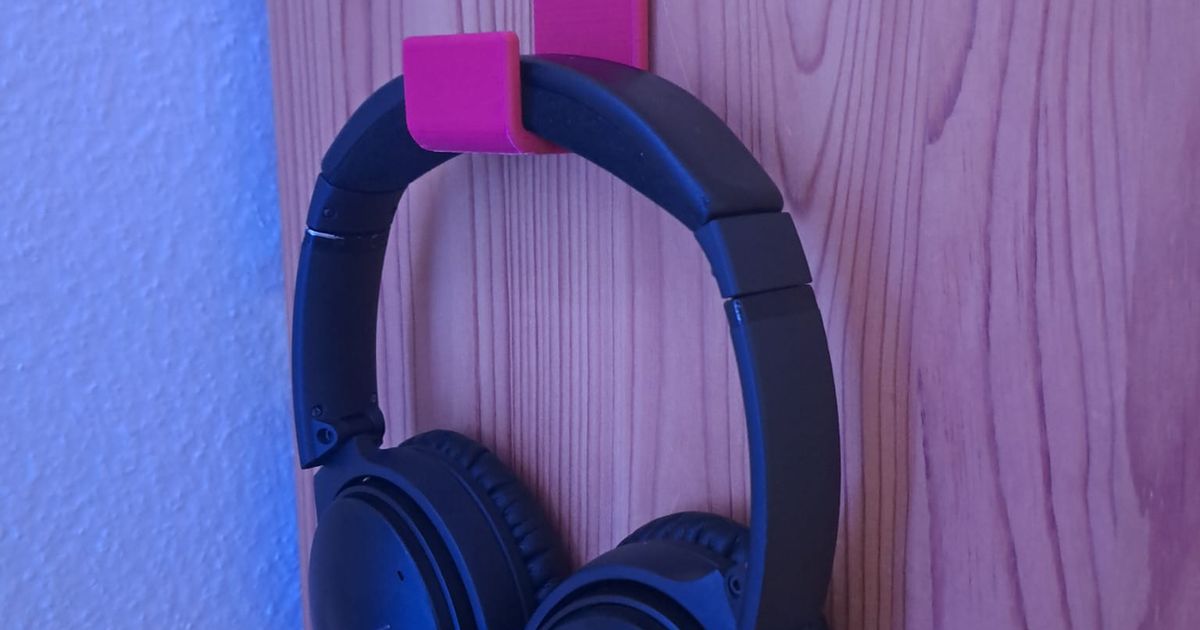 Headphone Wall Mount/Holder por Max Mustermann | Descargar modelo STL ...