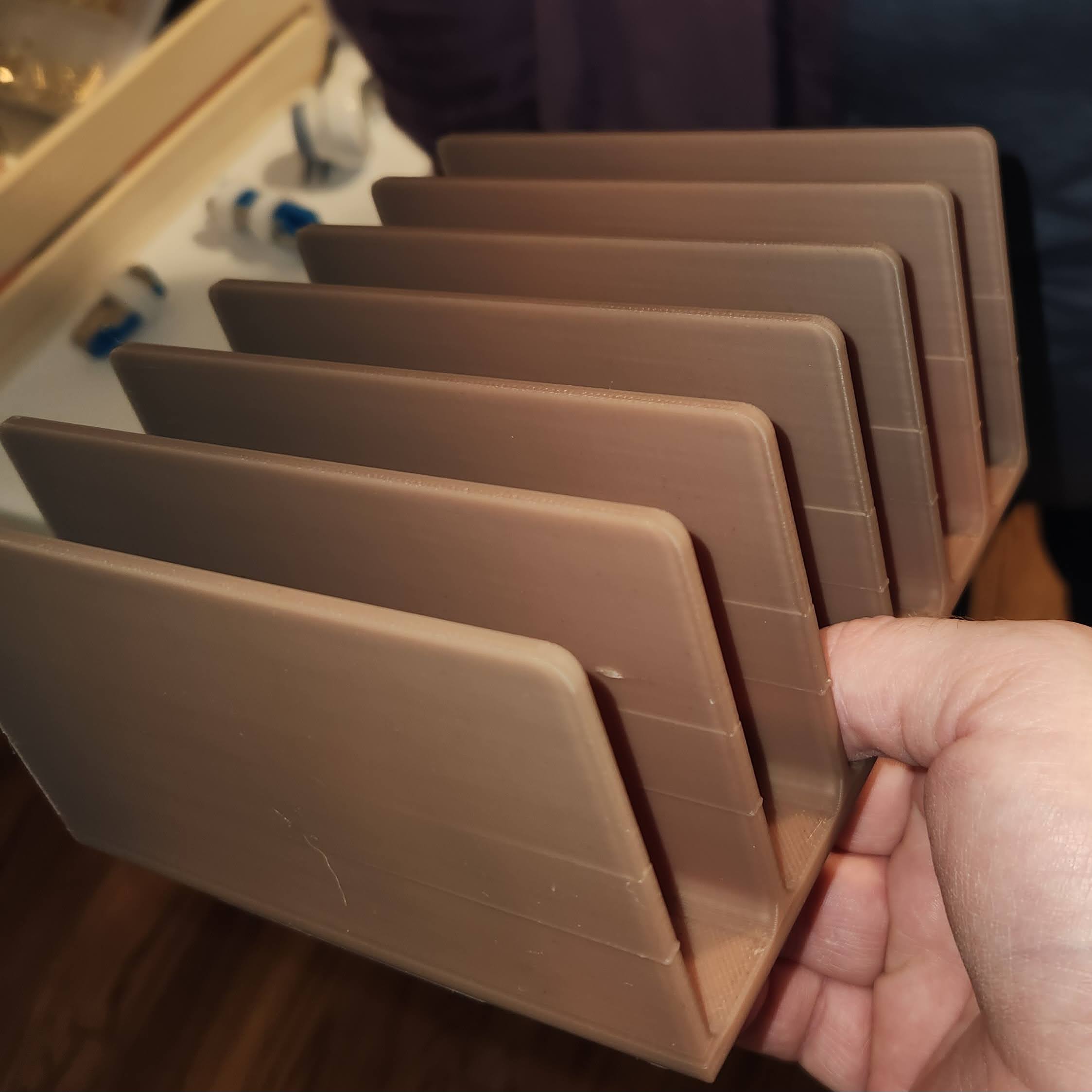 Six Section Mail Holder by HastyPrint | Download free STL model ...