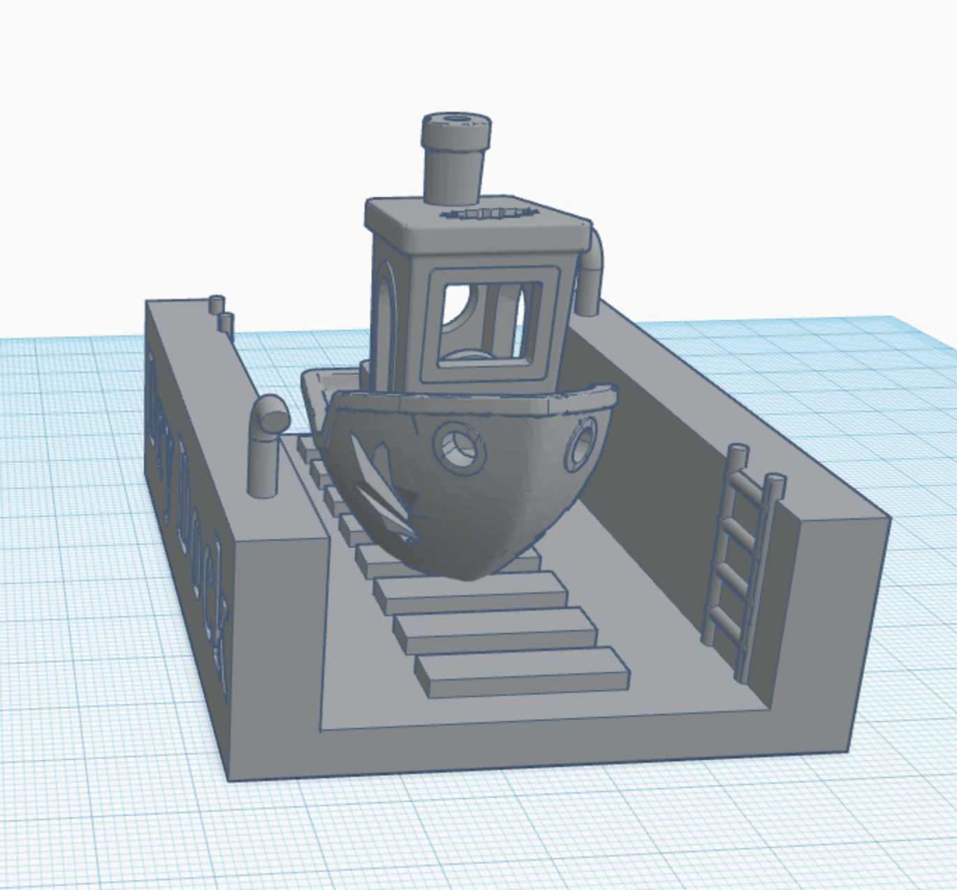 A Dry Dock for Benchy by RobertusMaximus | Download free STL model ...