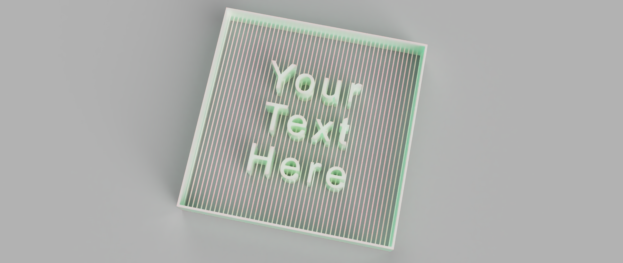 String Design Sign (Customizable Text) by LayerLogic3D | Download free ...