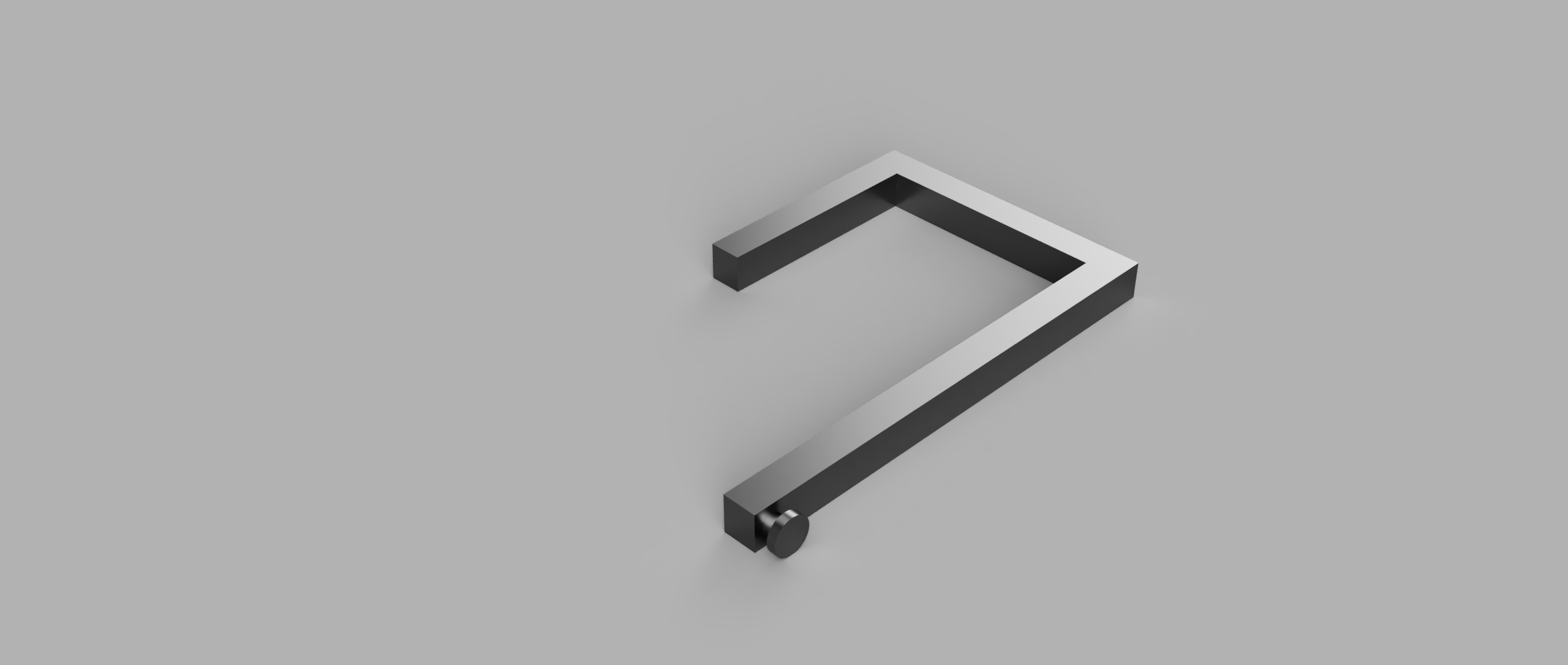 Simple Cubicle Hook 55mm By 0x31337dad Download Free Stl Model