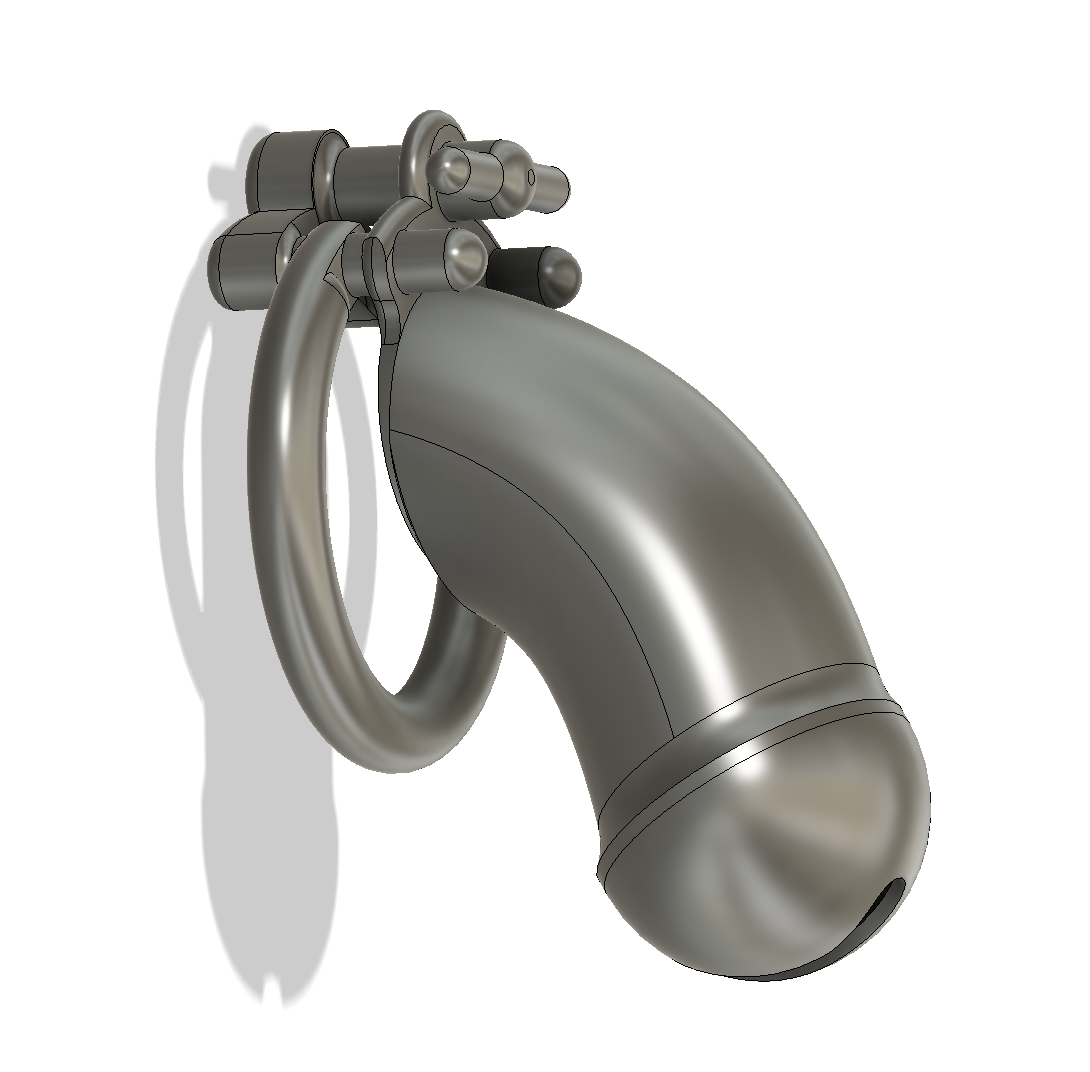 Fusion360 Parametric Male Chastity Cage by StueyNSFW | Download free ...