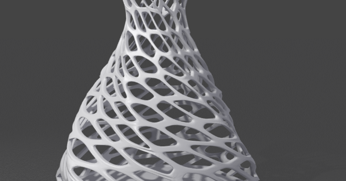 Voronoi vase | Make My Vase by Blackfox | Download free STL model | Printables.com