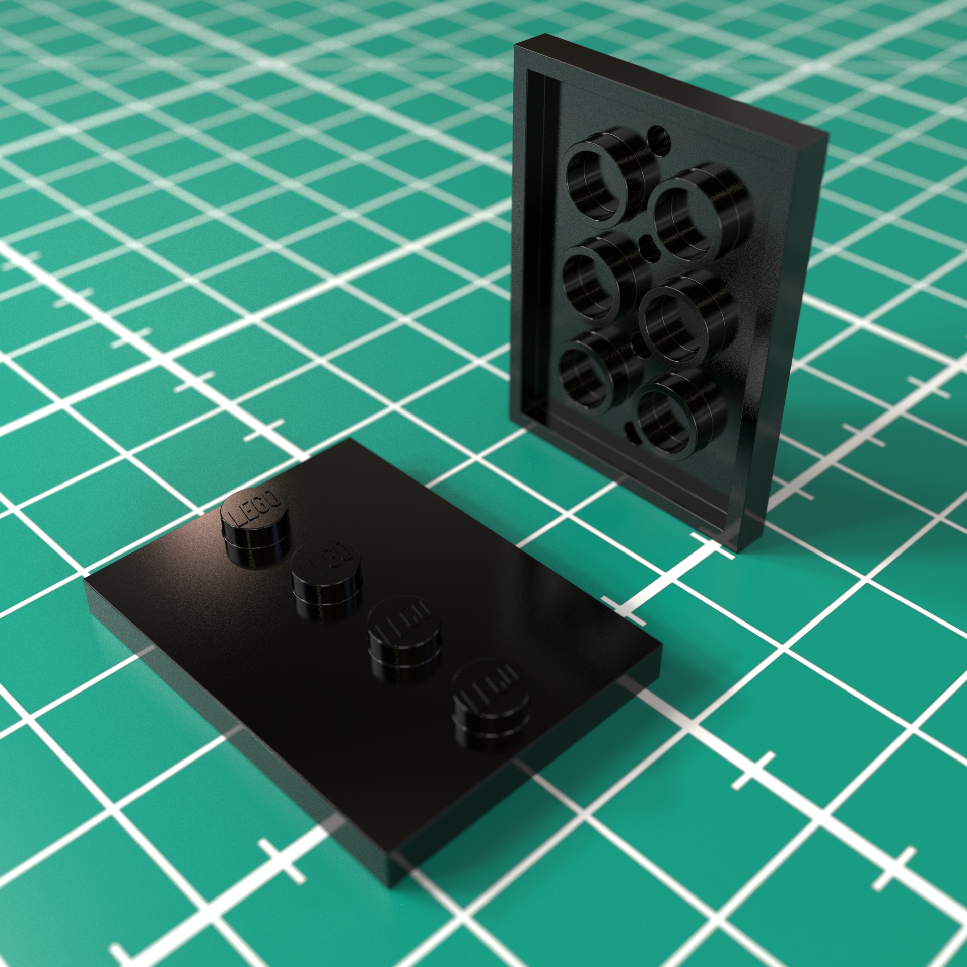 Lego Minifigure Plate by DAGStudio | Download free STL model ...