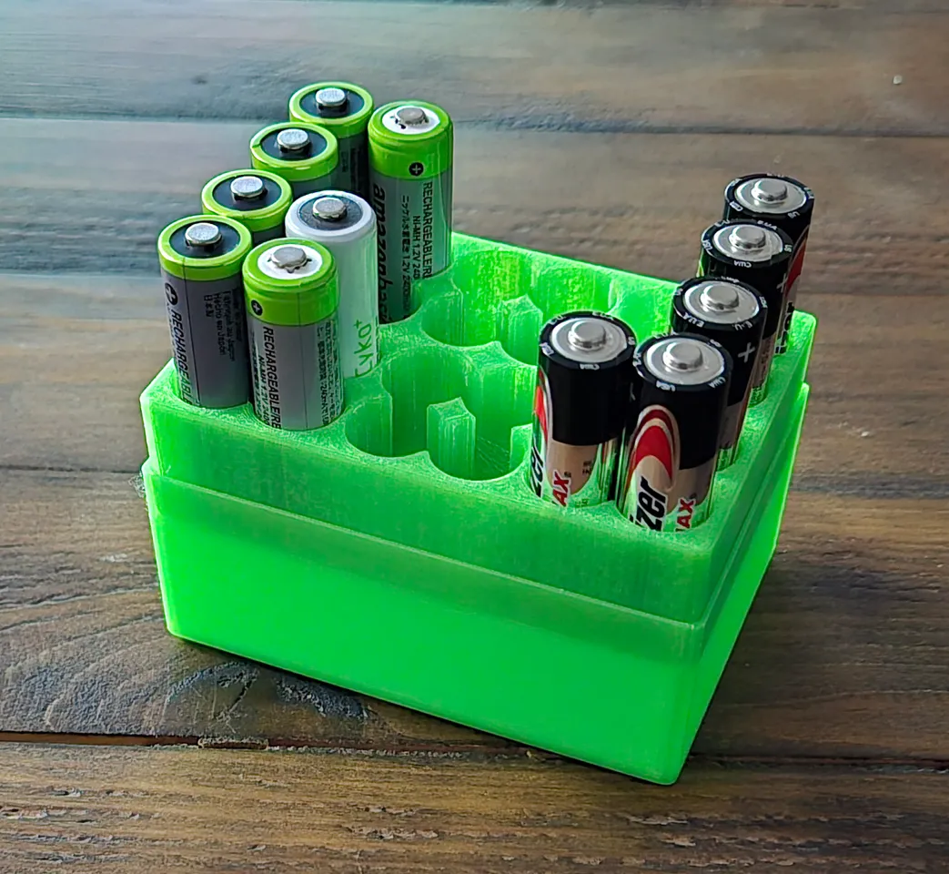 AA battery box by Mark Livingston | Download free STL model ...