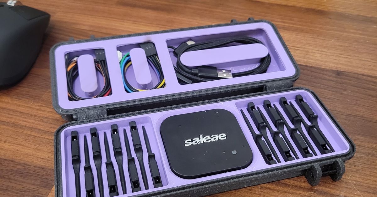 Saleae Logic 8 Rugged Case by Dan Greco | Download free STL model ...