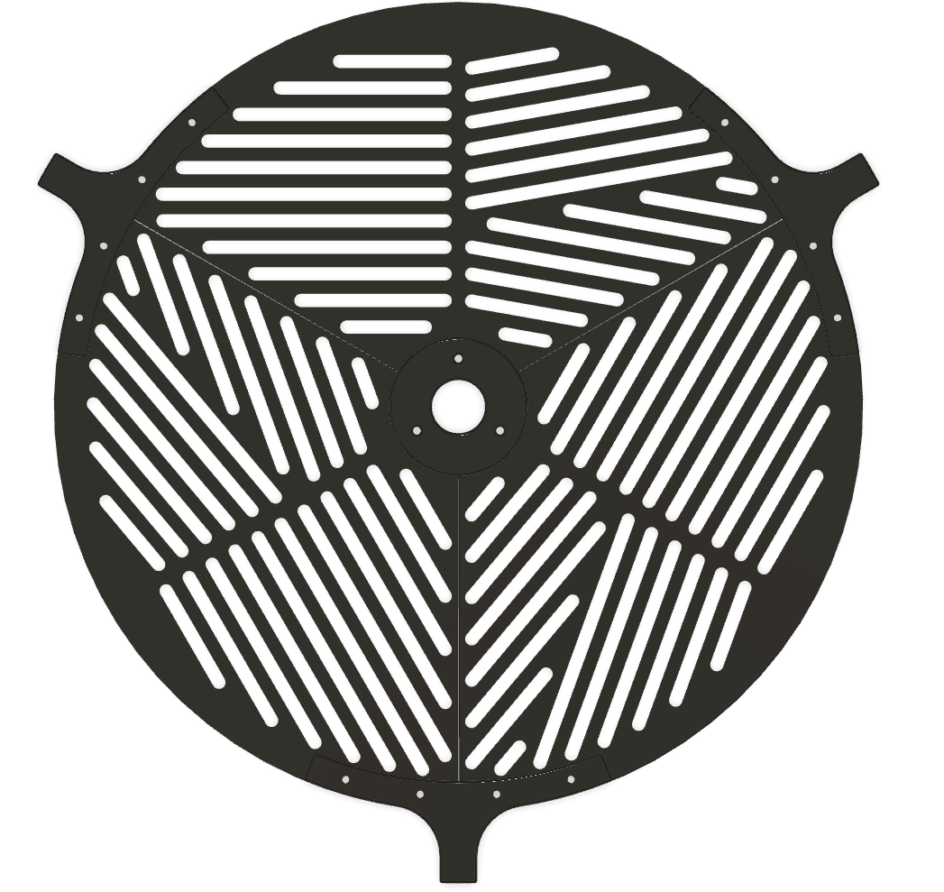 Tri-Bahtinov mask for 12" Dob by ScottyDuzn'tKno | Download free STL ...