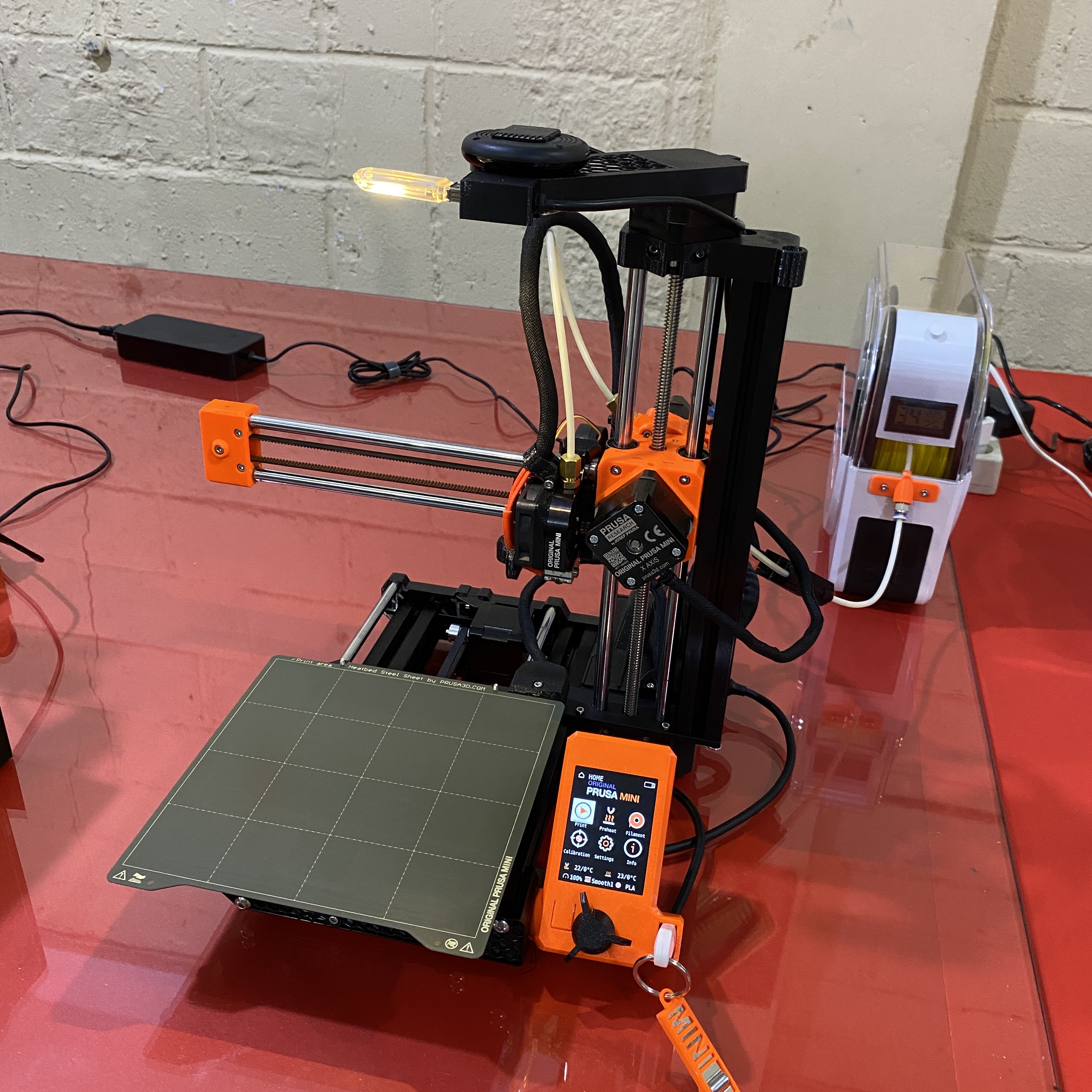 PRUSA MINI 3in1 XIAOMI YI CAMERA + LED LIGHT LAMP HOLDER + Z-AXIS COVER ...