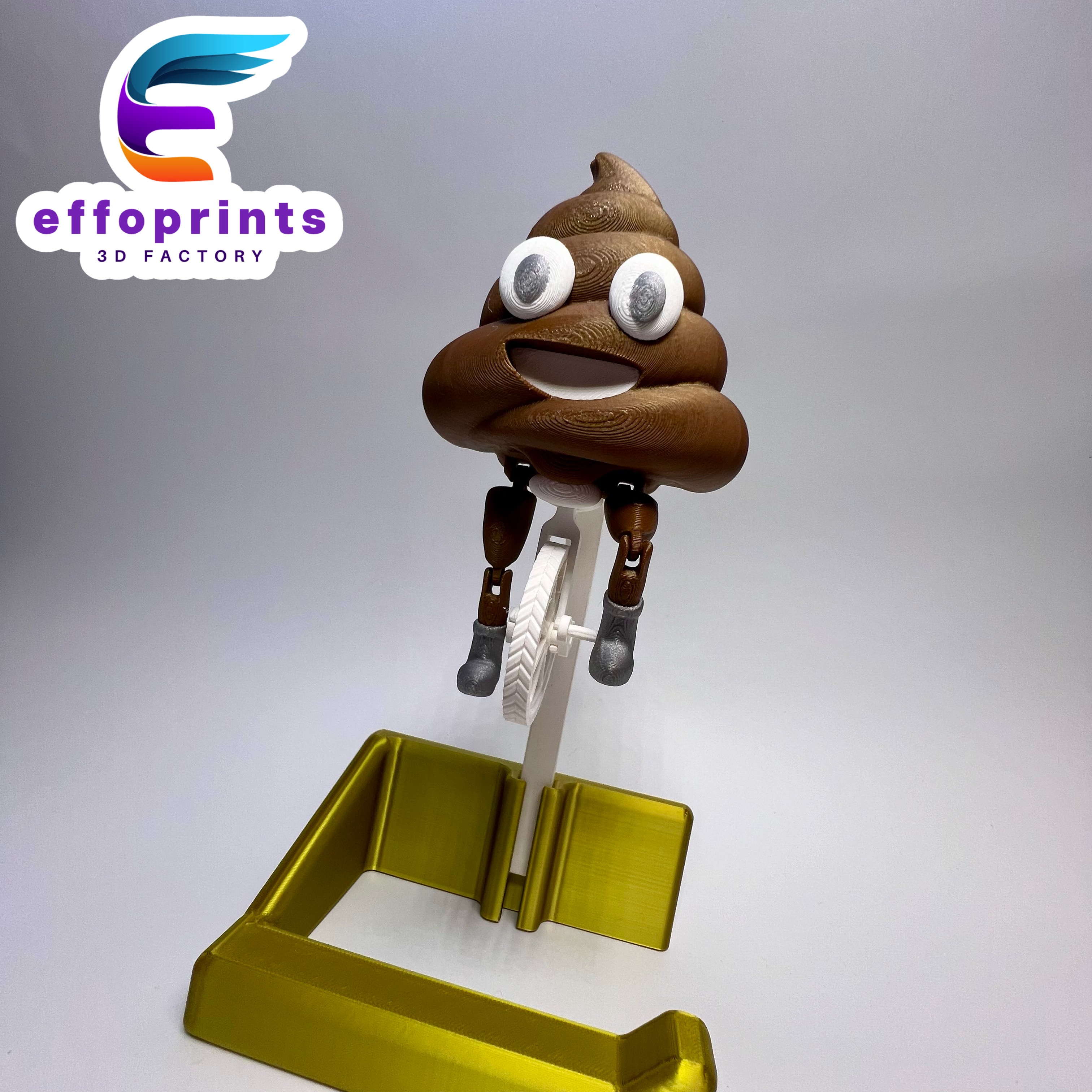 Poop Riding On Toilet Paper Holder Gadget von effoprints | Printables Store
