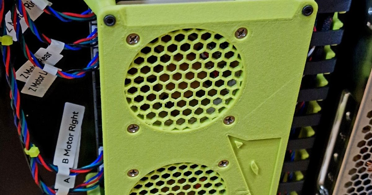 Ratrig V-core 3 Octopus 1.1 cooling by BoA | Download free STL model ...