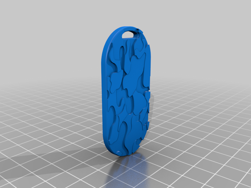 Camouflage keychain by dantech | Download free STL model | Printables.com