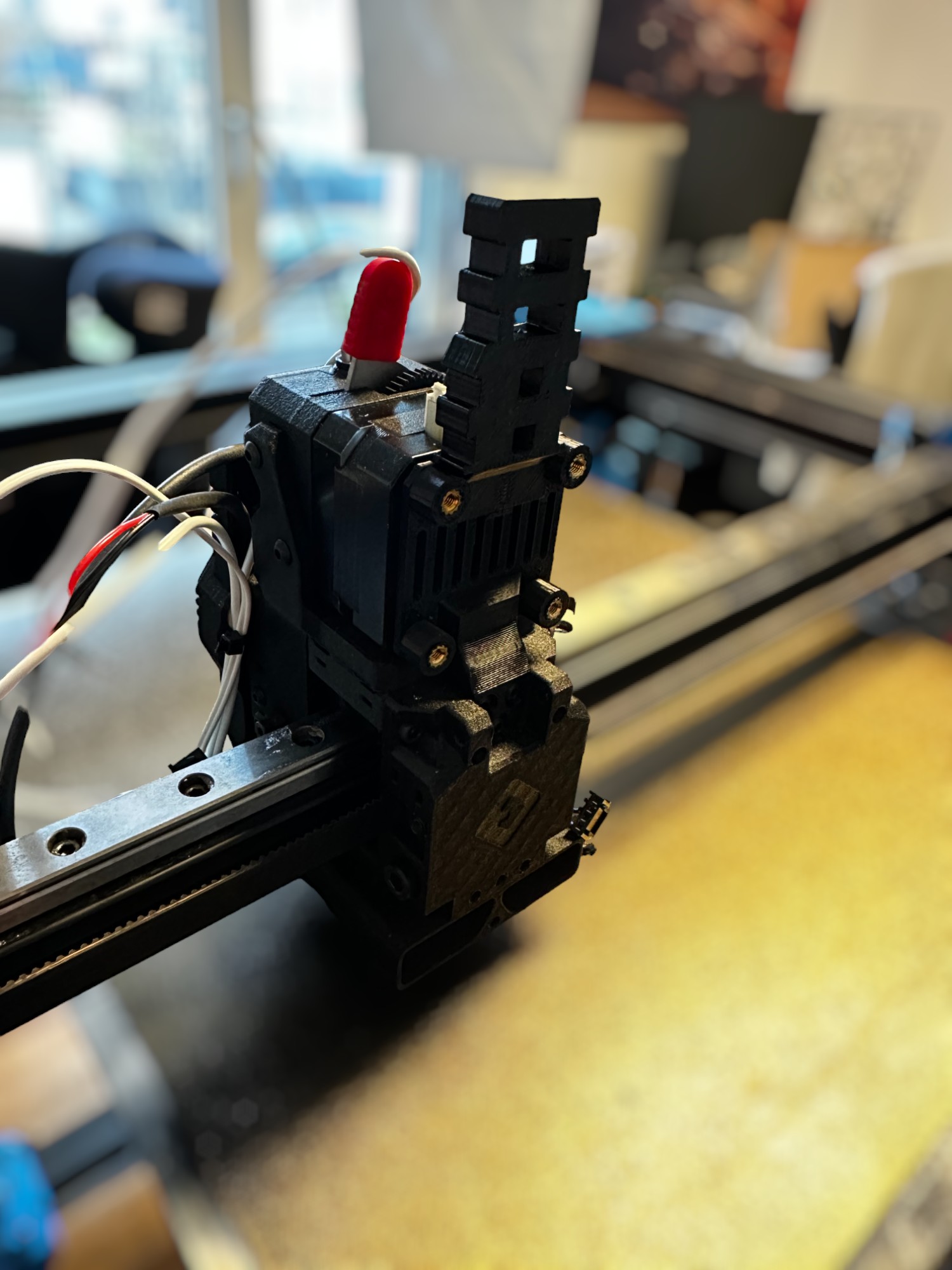 EBB42 mount for USB-C Cable on EVA 3 Toolhead with Bondtech LGX ...