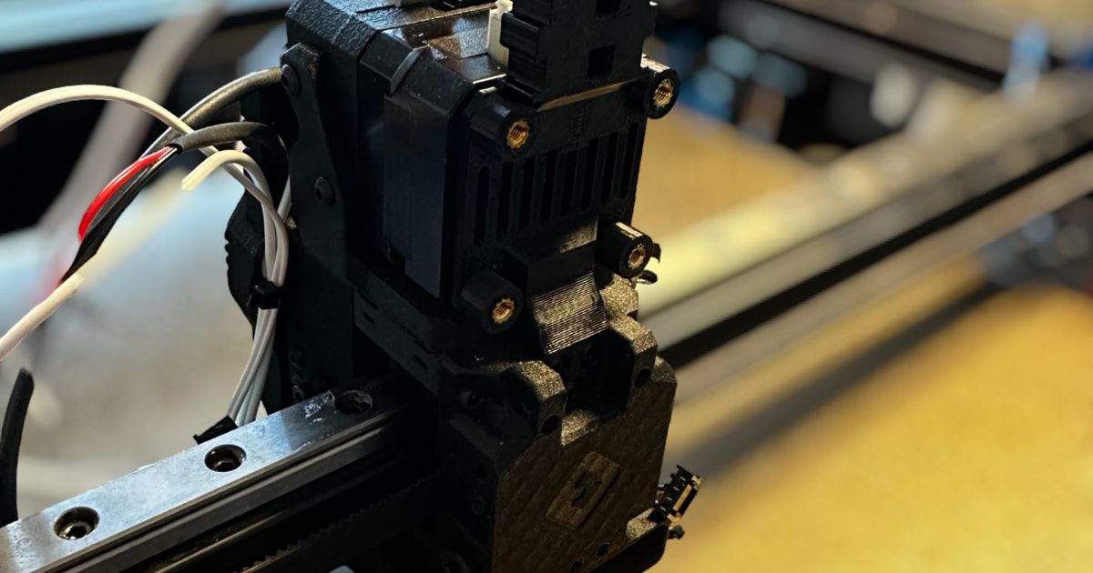 EBB42 mount for USB-C Cable on EVA 3 Toolhead with Bondtech LGX ...