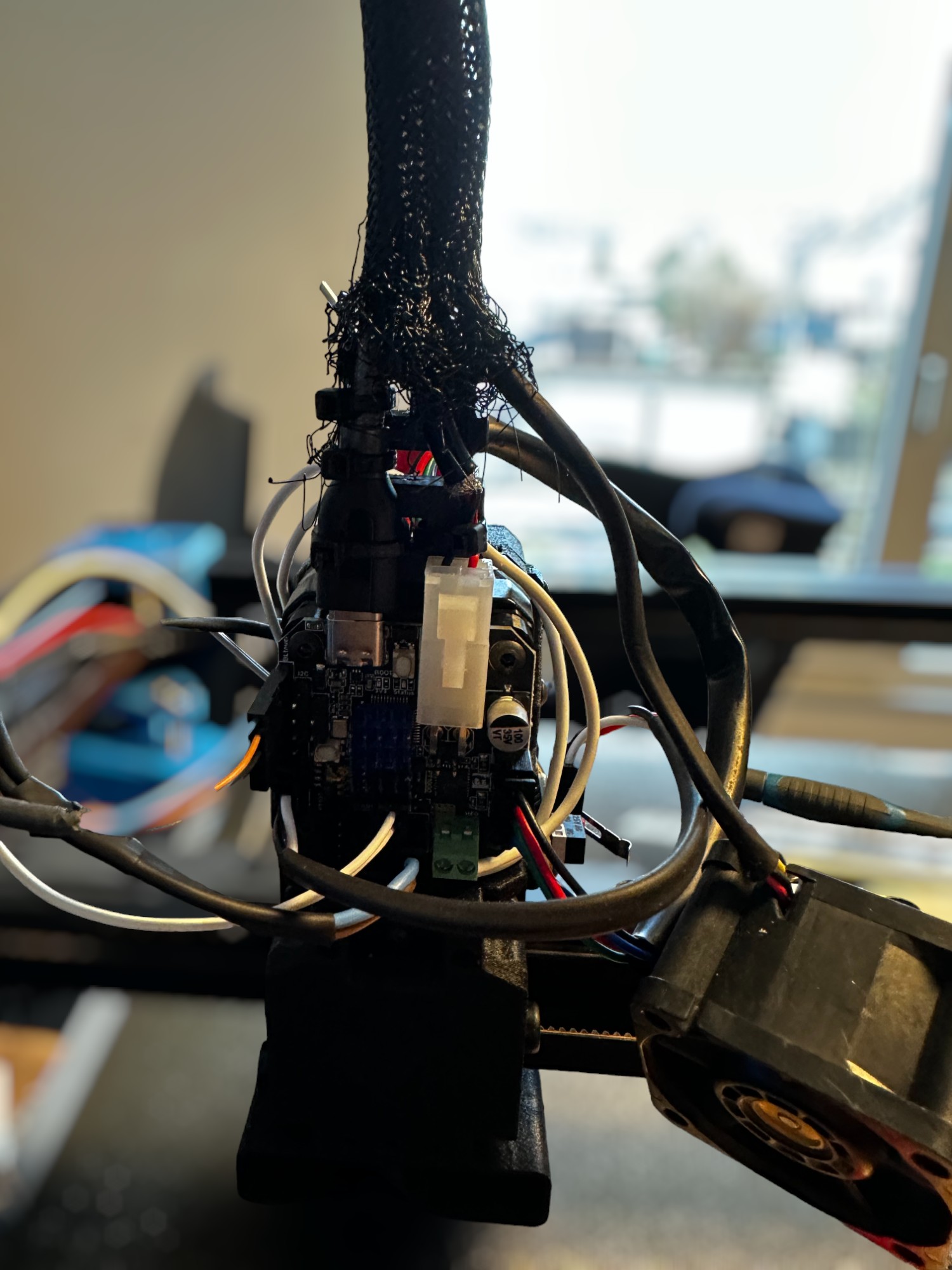 EBB42 mount for USB-C Cable on EVA 3 Toolhead with Bondtech LGX ...