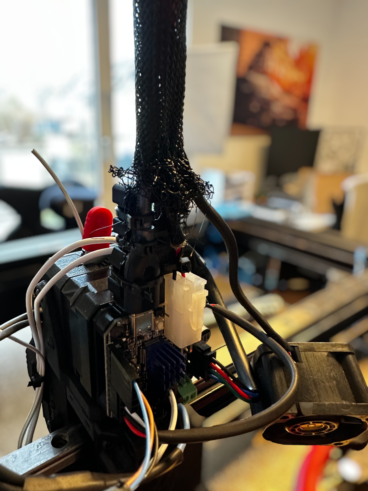 EBB42 mount for USB-C Cable on EVA 3 Toolhead with Bondtech LGX ...