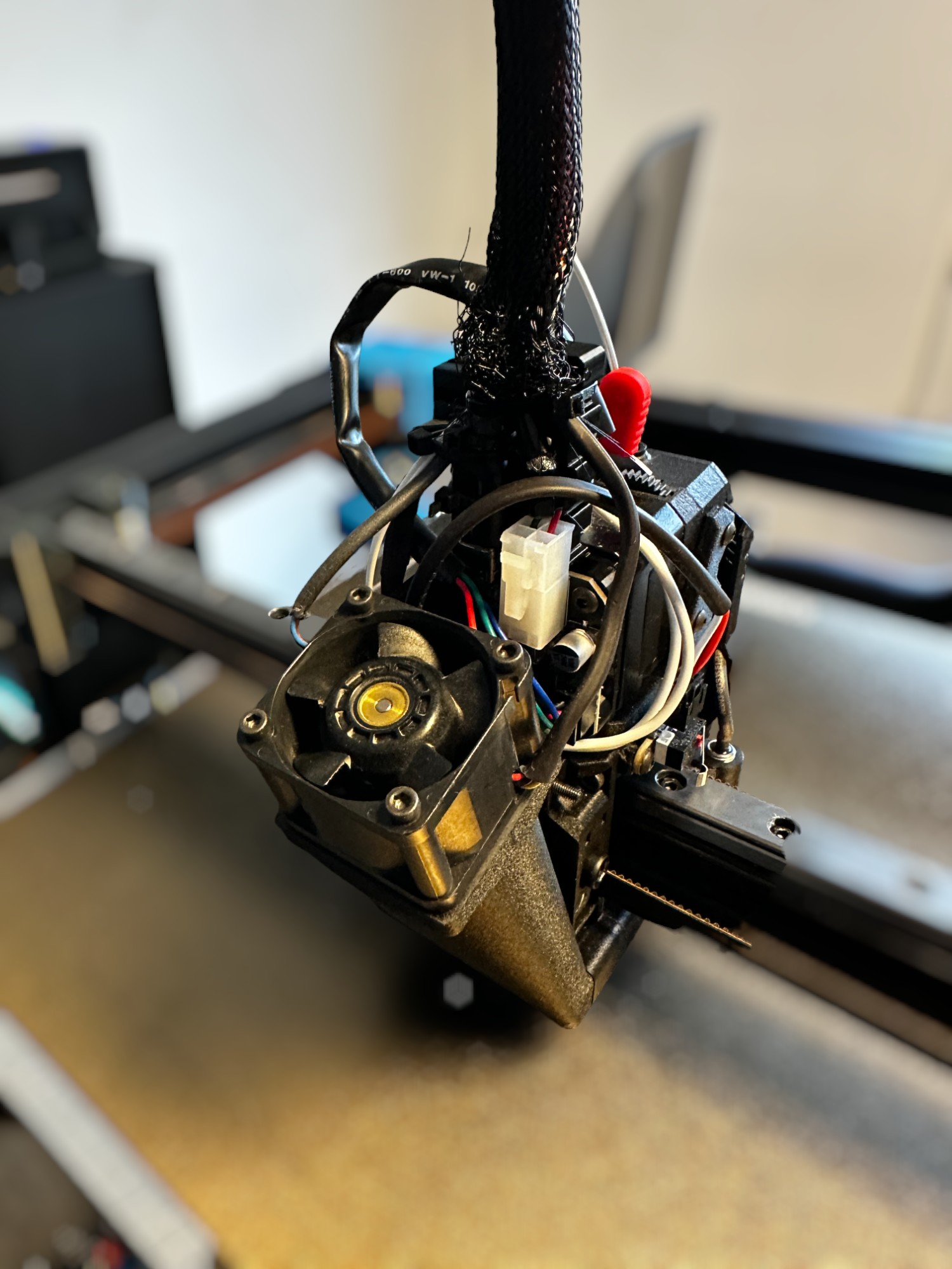 EBB42 mount for USB-C Cable on EVA 3 Toolhead with Bondtech LGX ...