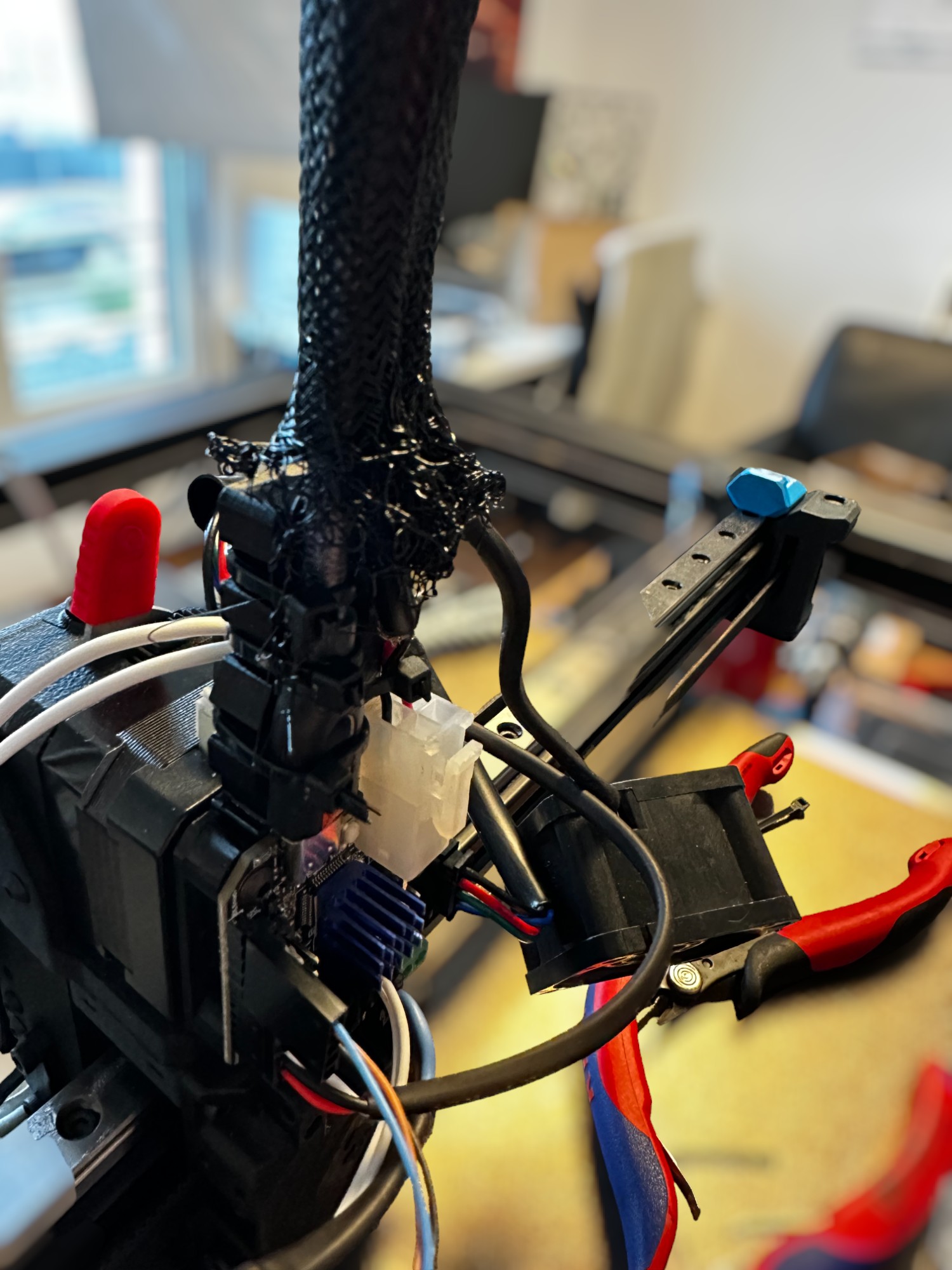 EBB42 mount for USB-C Cable on EVA 3 Toolhead with Bondtech LGX ...