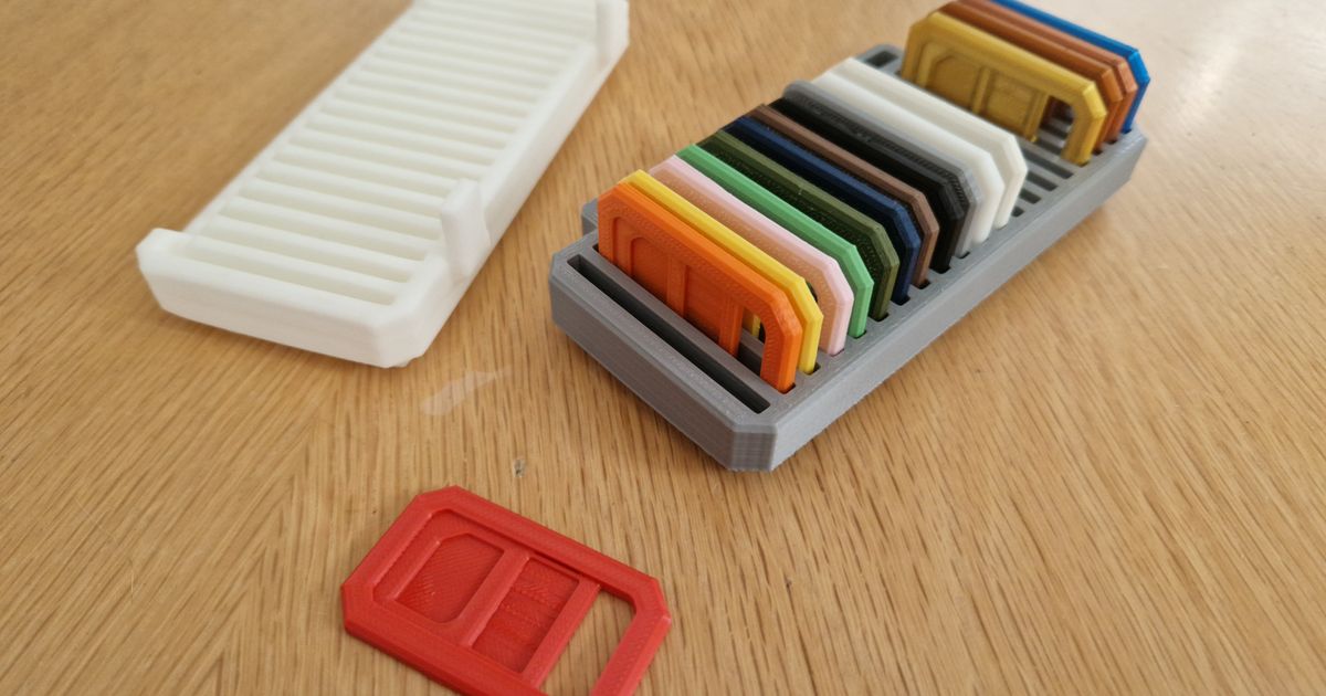 Filament sample with box by Dada HD by DADA HD | Download free STL ...