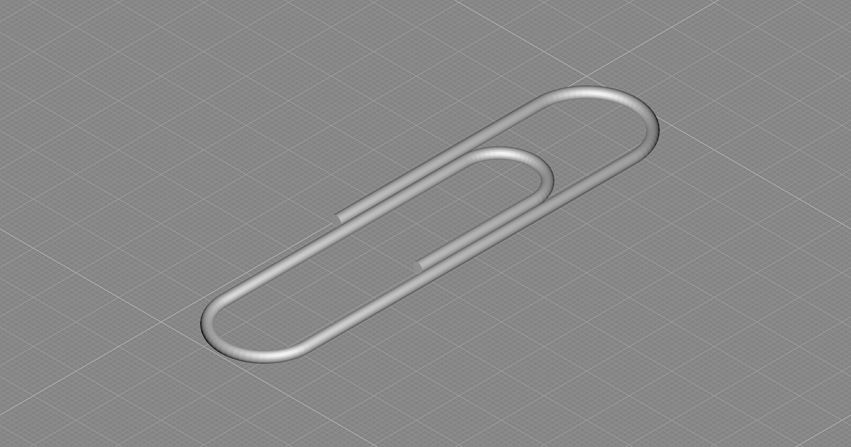 Paperclip by Ibišević | Download free STL model | Printables.com