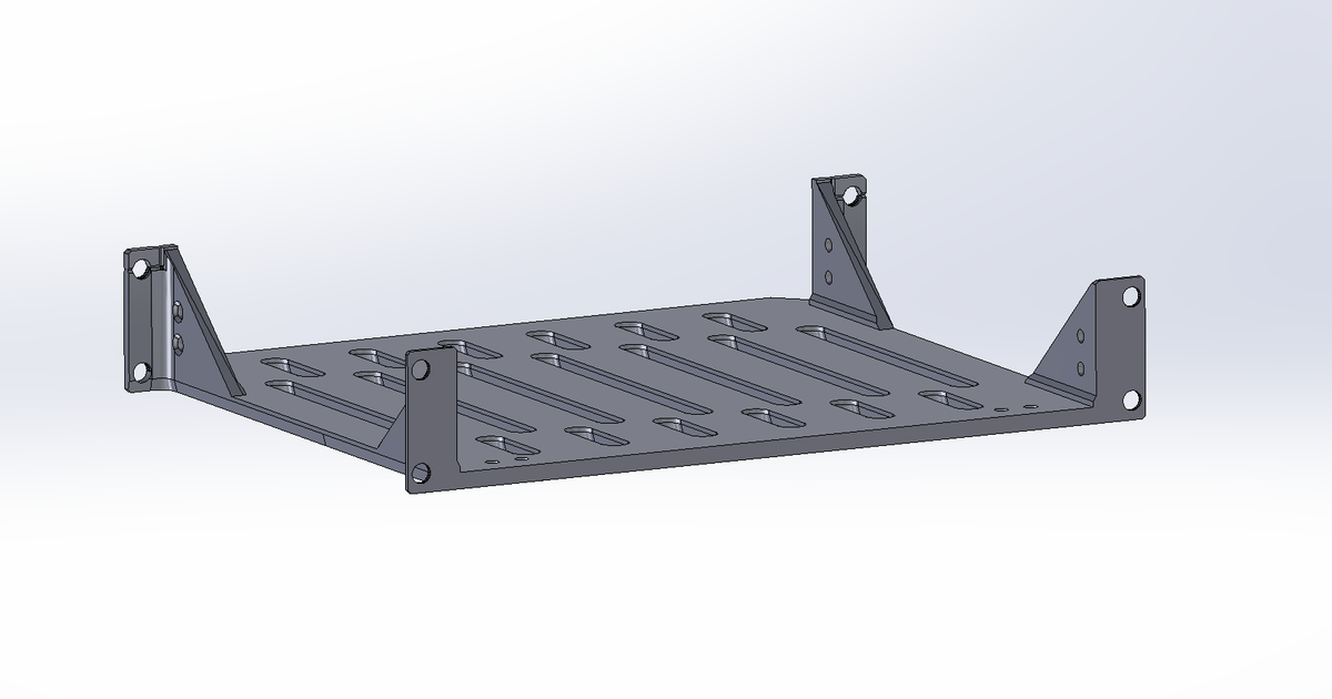 Universal Modular Shelf (UMS) for the 10 inch rack project by The ...