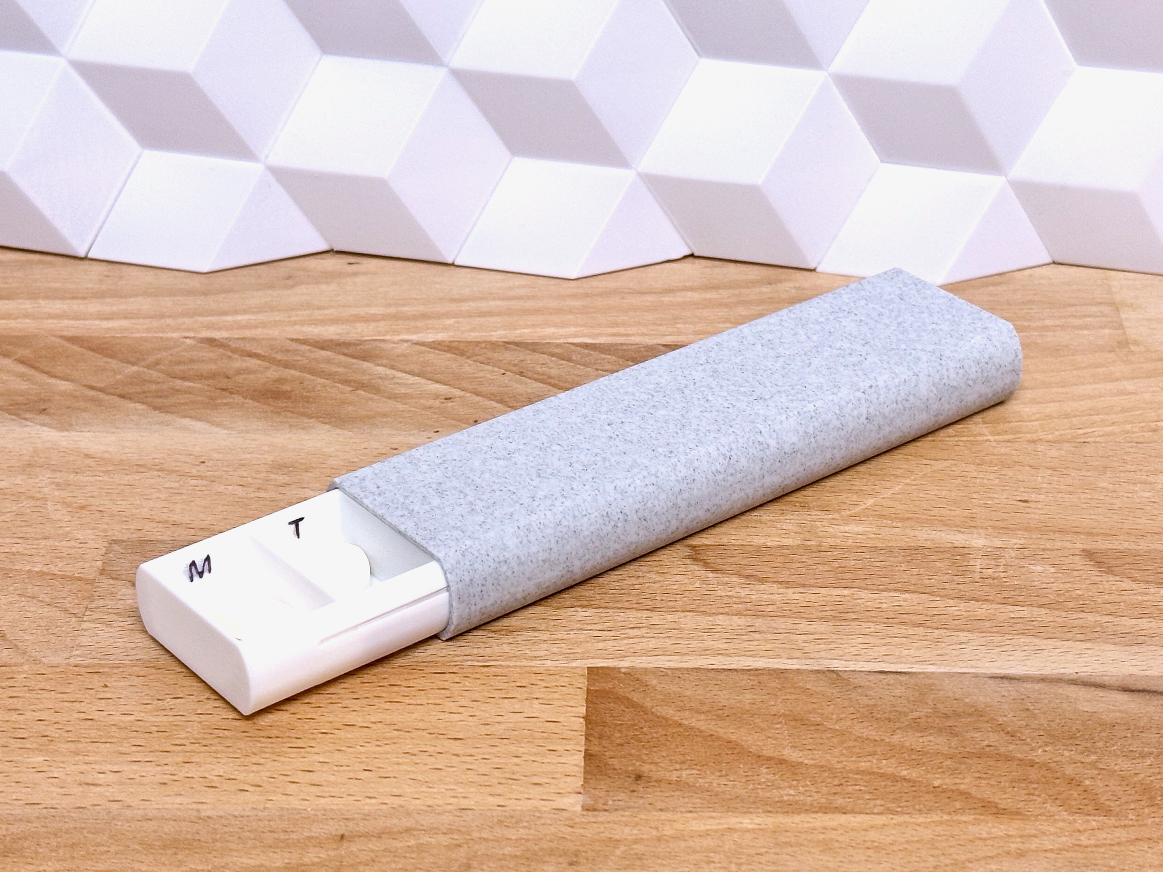 Sliding Pill Box (textured organizer for weekly medication) by ...