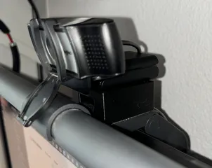 Webcam holder on BenQ Screenbar by hjzl16 | Download free STL model ...