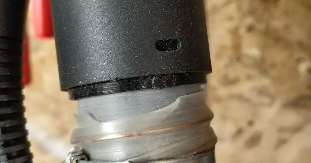 Menzer ETS Adapter Absaugung HT40 by Kai-Uwe | Download free STL model ...