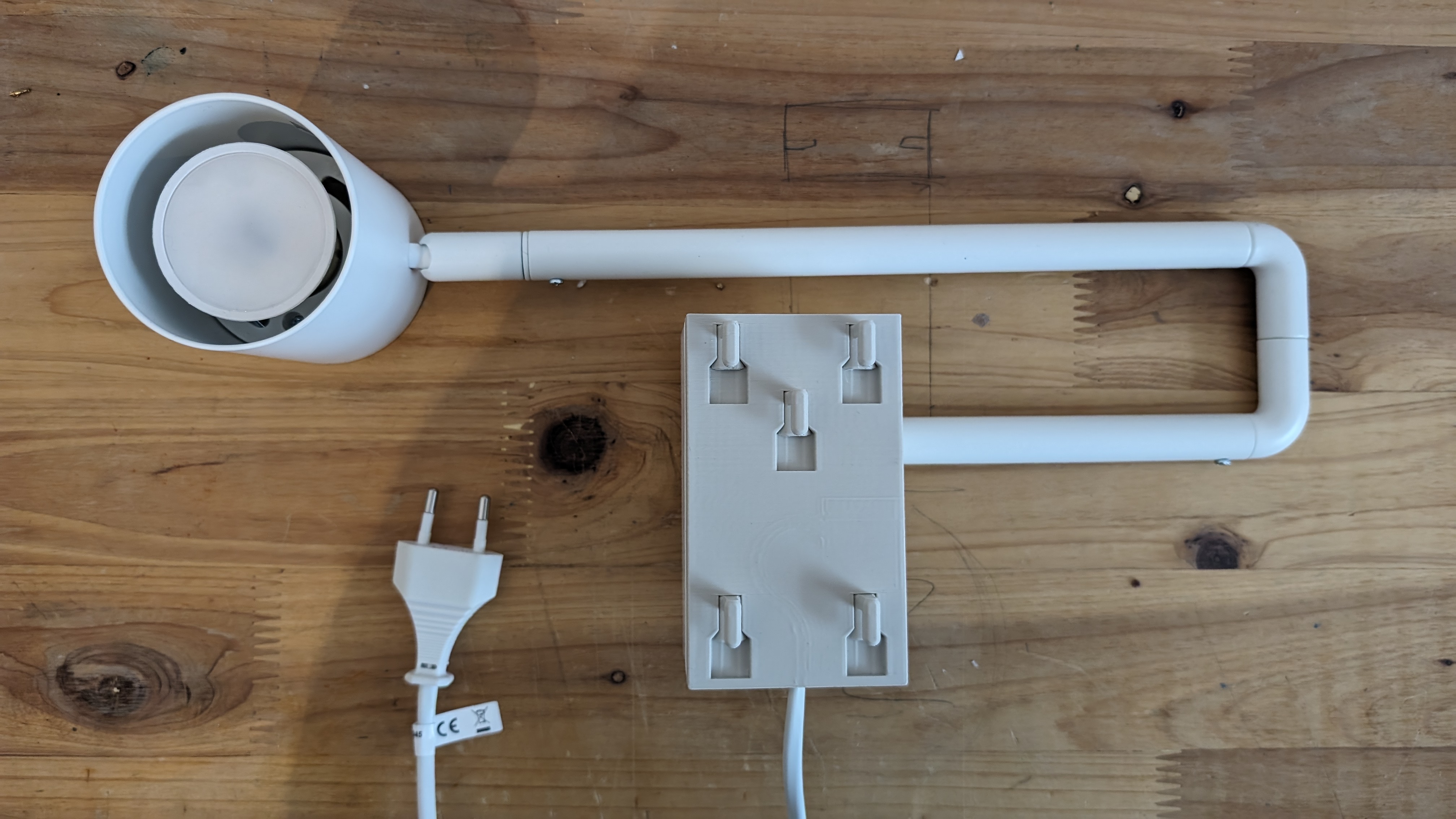 IKEA NYMÅNE wall lamp adapter for SKÅDIS by Loni | Download free STL ...