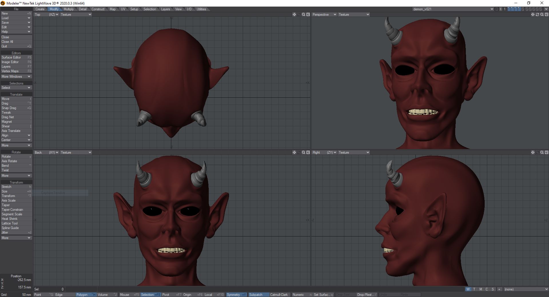 Imp Head Statue v2 by Fusiology | Download free STL model | Printables.com