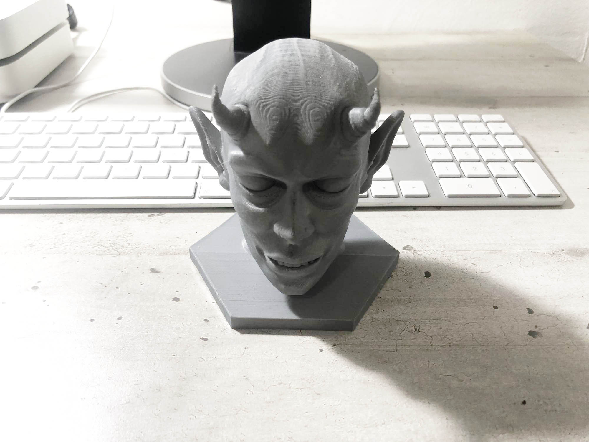 Imp Head Statue v2 by Fusiology | Download free STL model | Printables.com