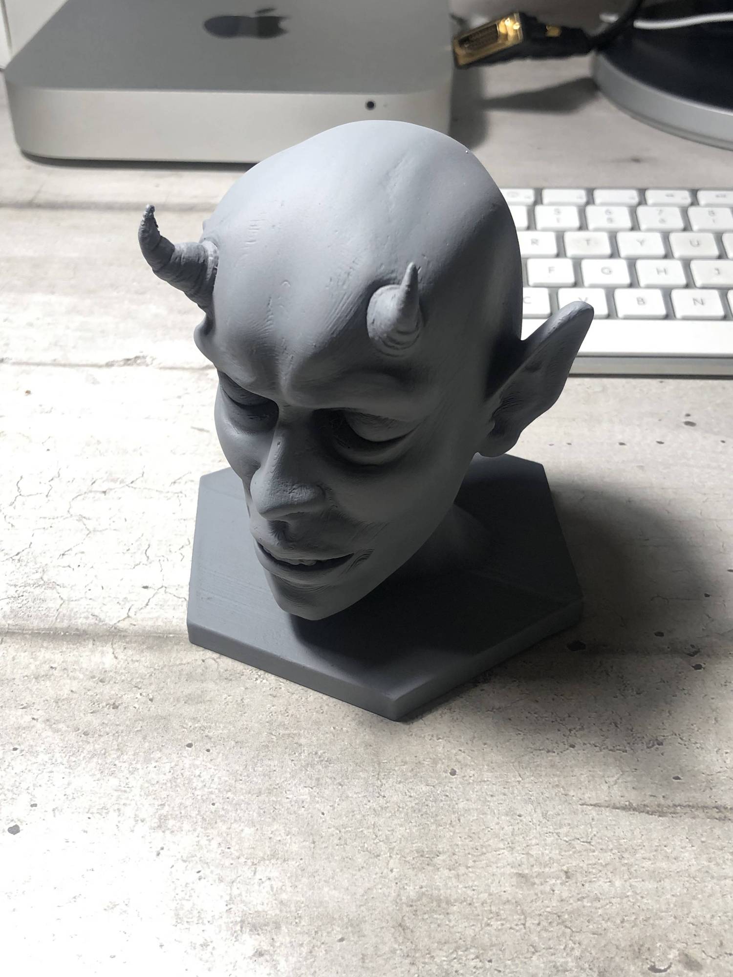 Imp Head Statue v2 by Fusiology | Download free STL model | Printables.com