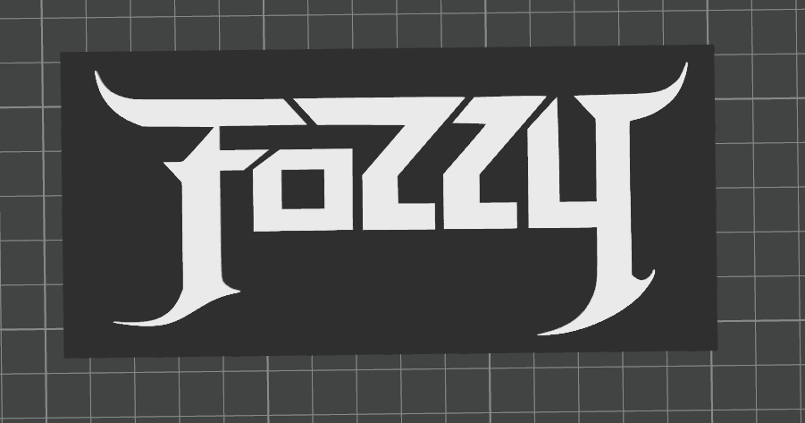 Fozzy Band Sign par rsnider2 | Téléchargez gratuitement un modèle STL ...
