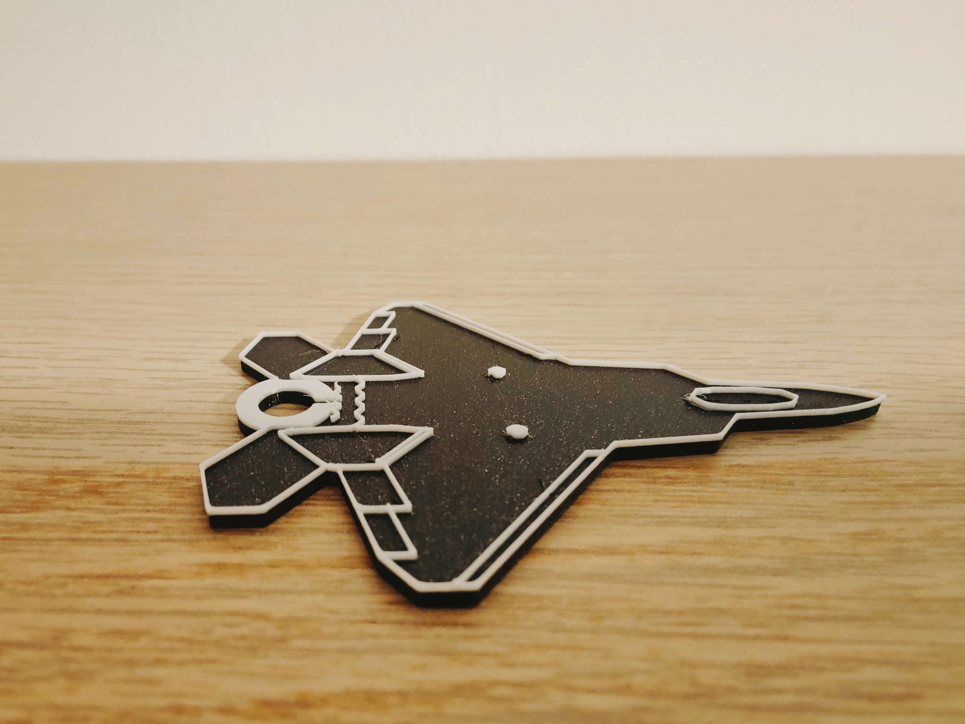F22 Raptor Keychain by HonzaT | Download free STL model | Printables.com