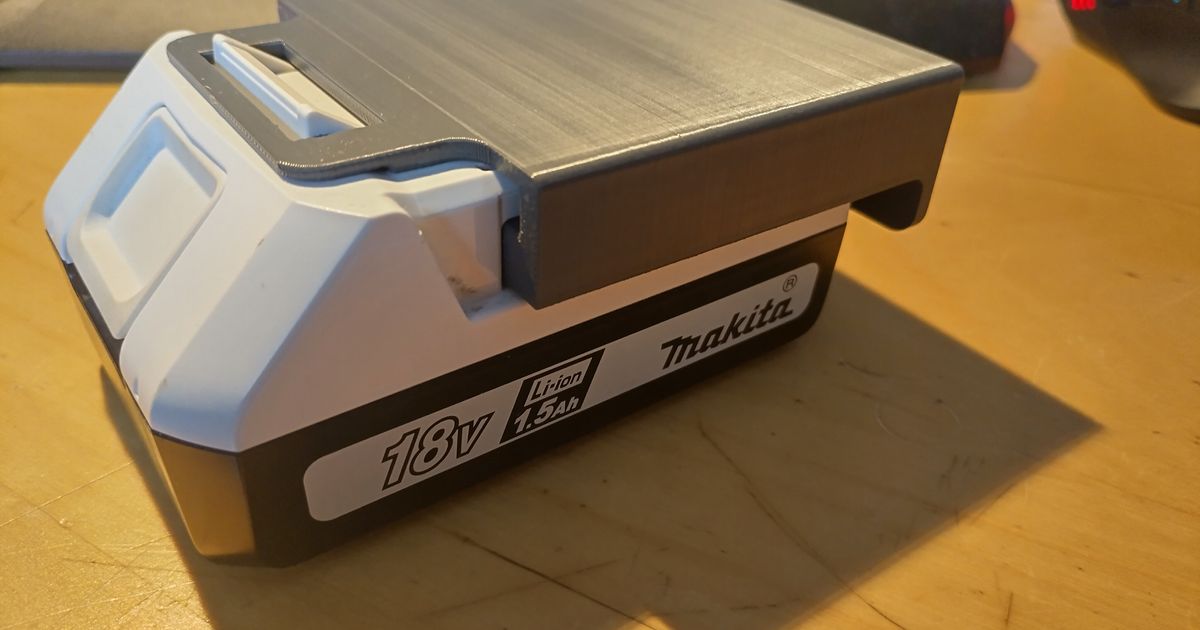 MAKITA 18V G series RIGHT ANGLE MOUNTING BRACKET by 3D-Printing-Mate ...